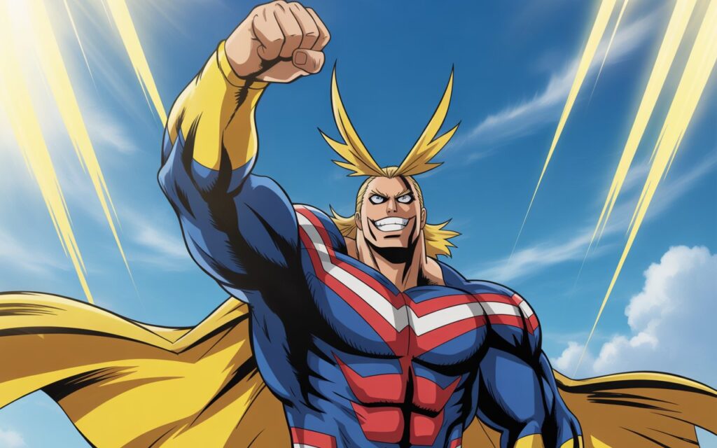 All Might Posing: The Iconic Stance That Defines a Symbol of Peace - My ...